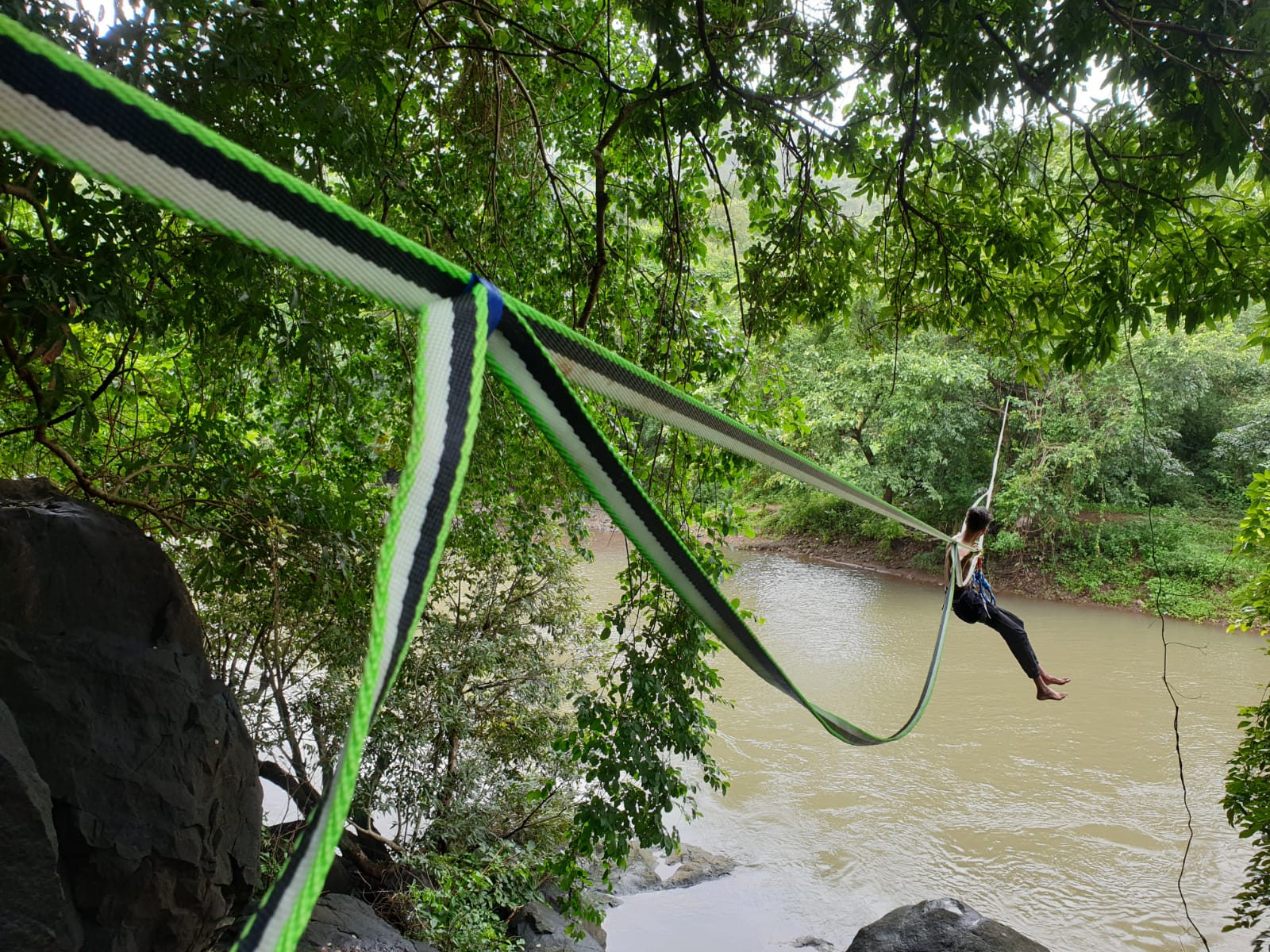 Yoga Tube - 1 inch - Webbing Only – Learn slacklining in India with ...